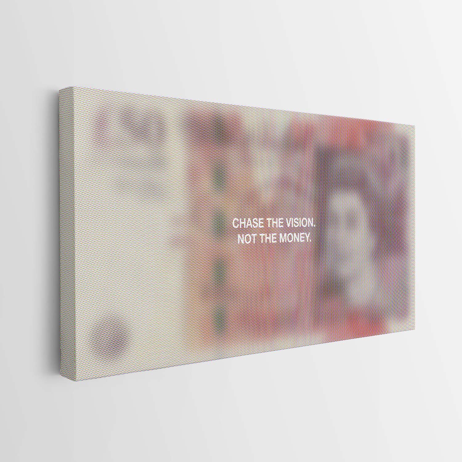 Chase The Vision (Pound Edition) Canvas Art | Seembols